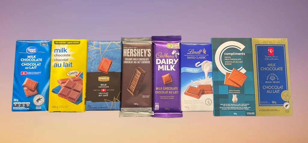 Is Hershey's the healthiest milk chocolate bar under $3?